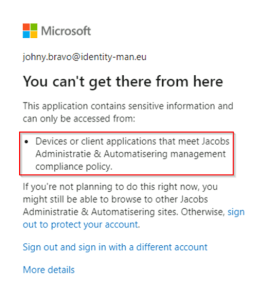 Using the new protected actions feature with Conditional Access ...